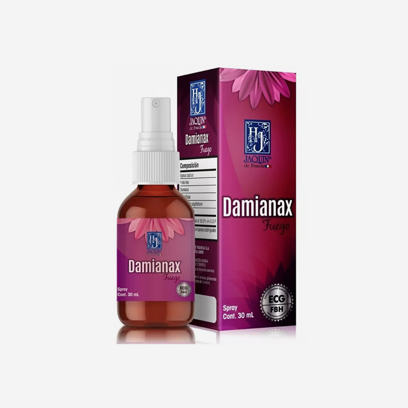 DAMIANAX SPRAY ORAL X30ML JAQUIN - Apoteka Natural