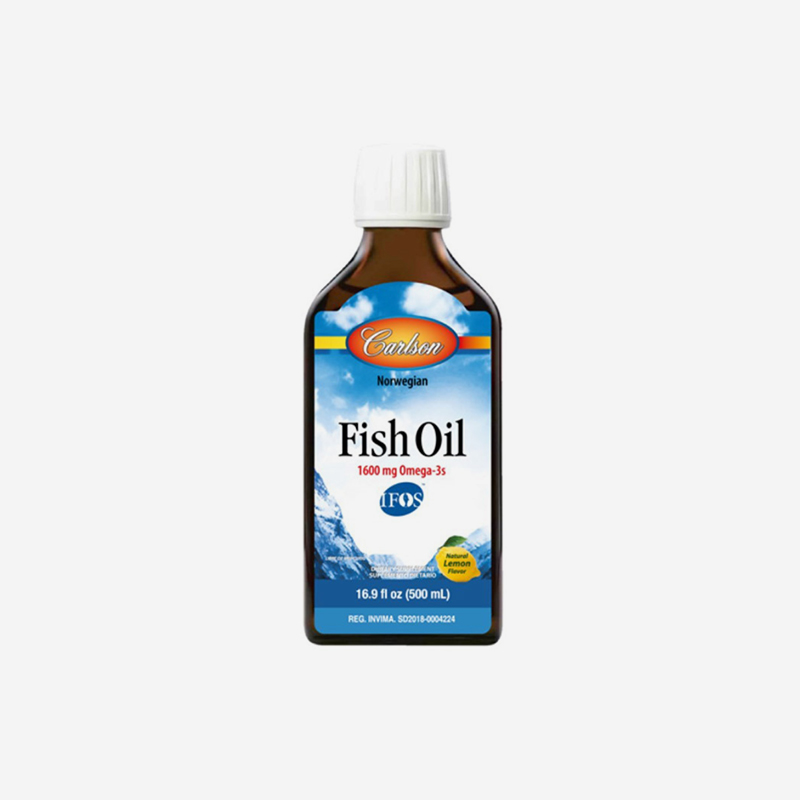 FISH OIL OMEGA3 1600MG ACEITE X 500ML JARROW - Apoteka Natural