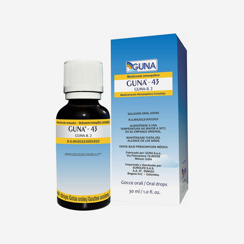 INTERLEUQUINA 2 GUNA-43 GOTAS X30ML GUNA - Apoteka Natural