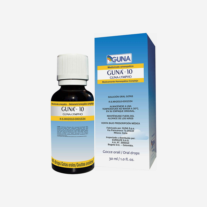 LYMPHO GUNA-10 GOTAS X30ML GUNA - Apoteka Natural