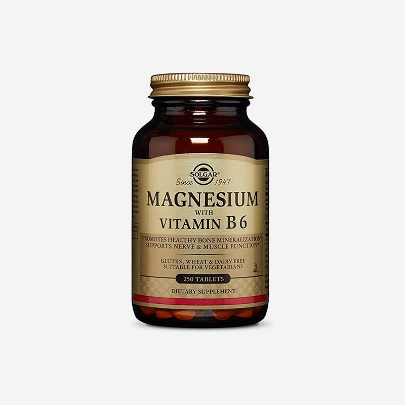 MAGNESIO CON VITAMINA B6 TABLETAS X100 SOLGAR - Apoteka Natural