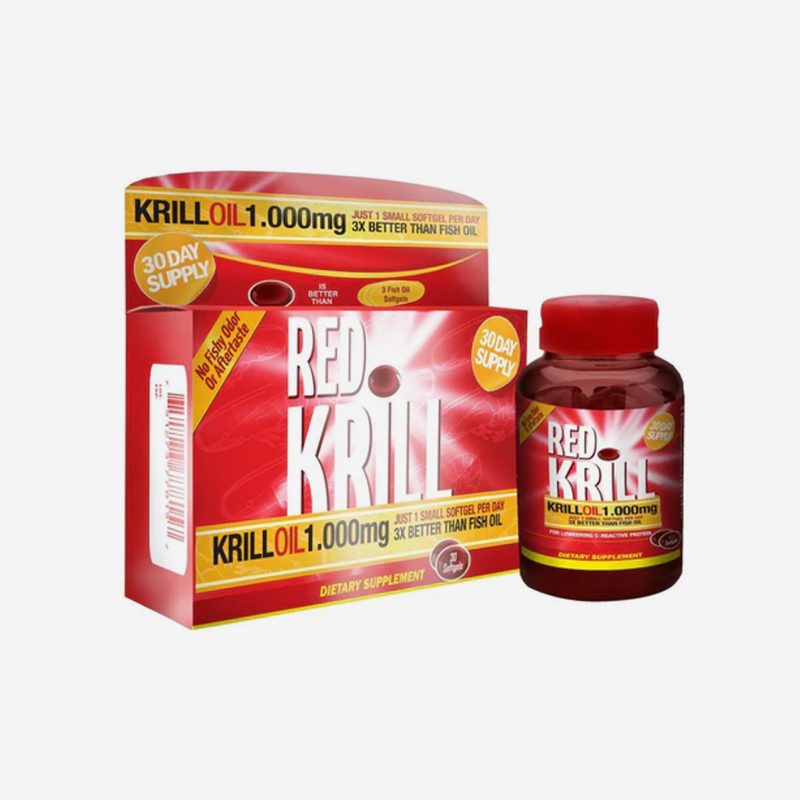 RED KRILL OIL 1000MG CAP X30 HEALTHY AMERICA - Apoteka Natural