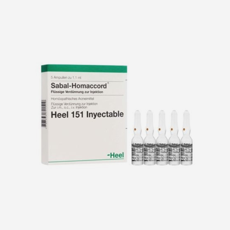 SABAL HOMACCORD AMPOLLA X1 HEEL - Apoteka Natural