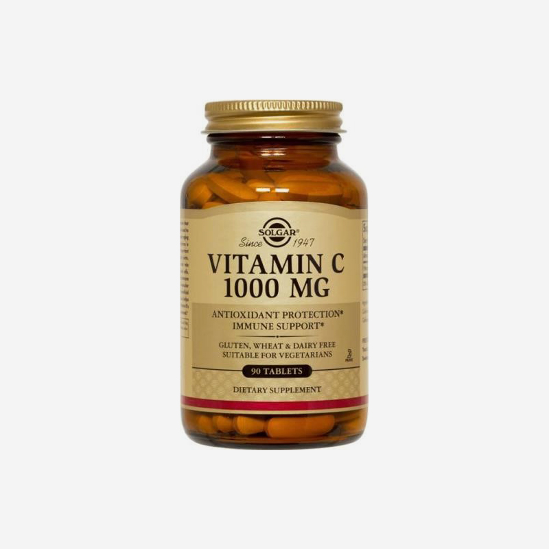 VITAMINA C 1000MG TABLETAS X100 SOLGAR - Apoteka Natural